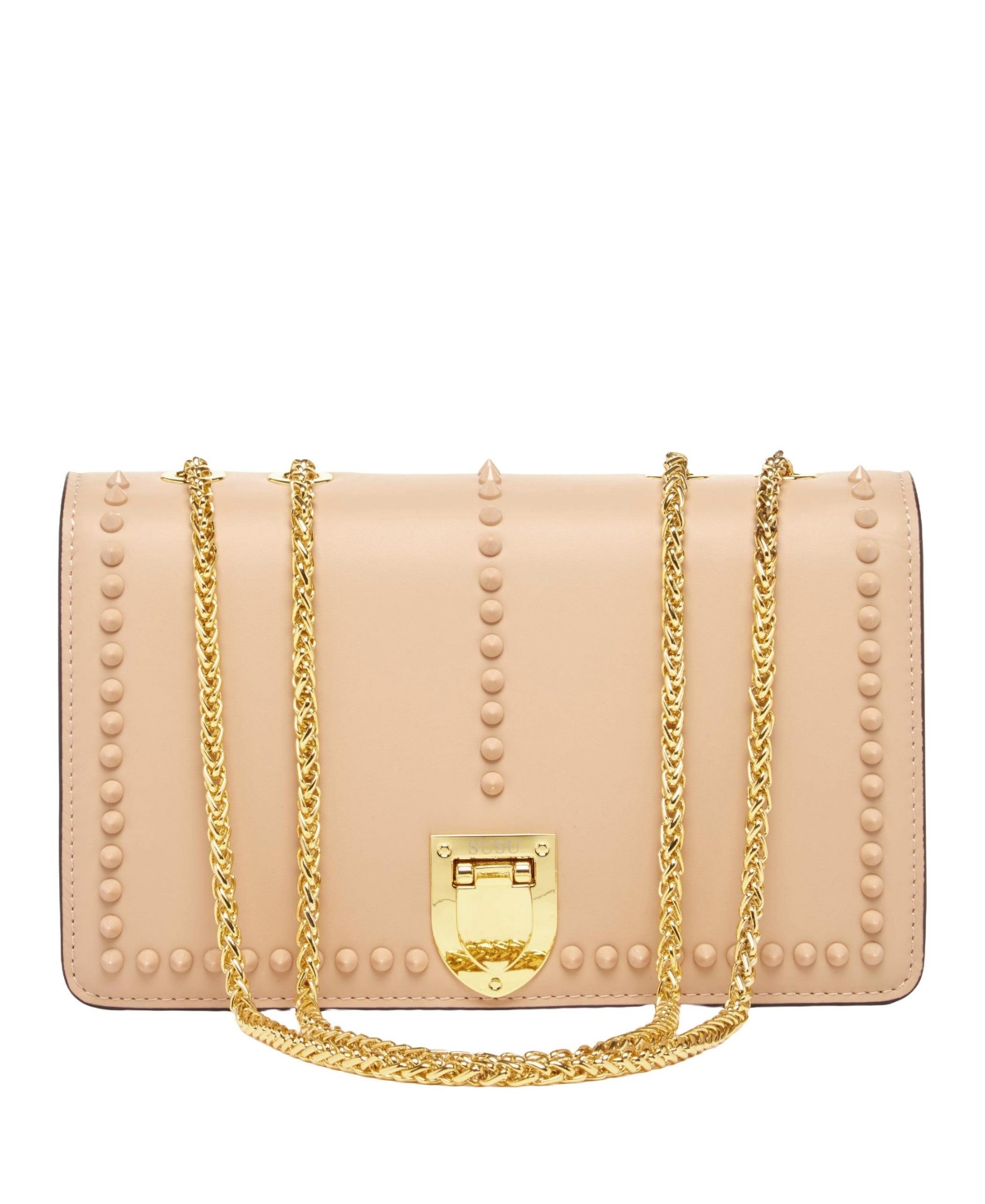 Click here for Leather Crossbody Purse Shoulder Bag with Gold Cha... prices