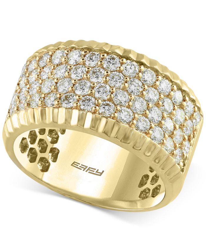 EFFY Collection Trio by EFFY Diamond Ring (1-1/2 ct. t.w.) in 14k White ...