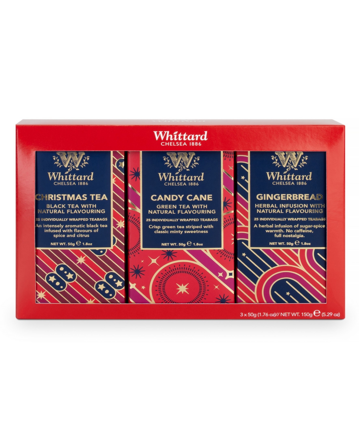 Click here for Whittard of Chelsea Christmas Tea Trio  3 x 25 Pie... prices