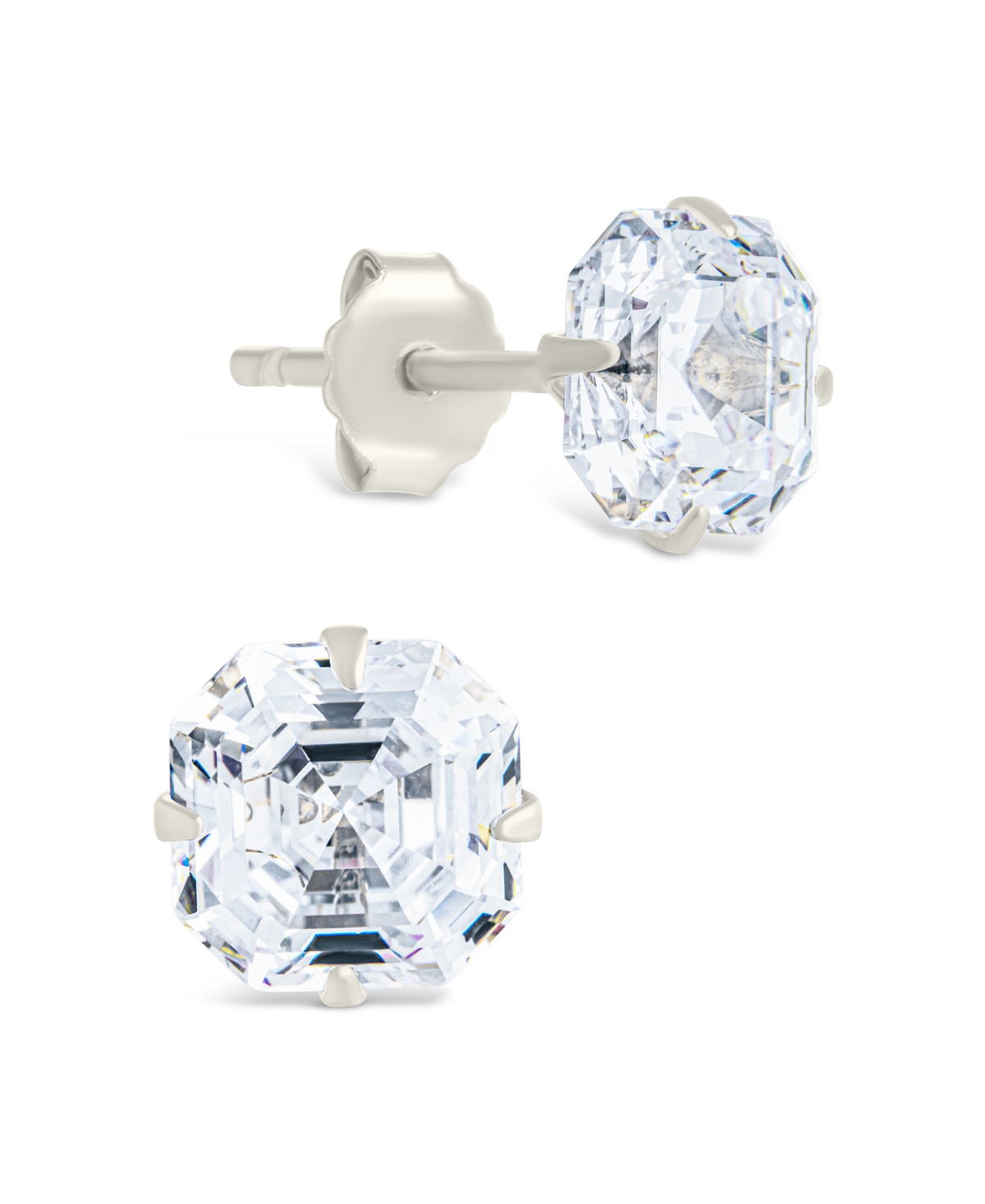 Click here for Sterling Forever Sterling Silver Asscher Cut Prong... prices