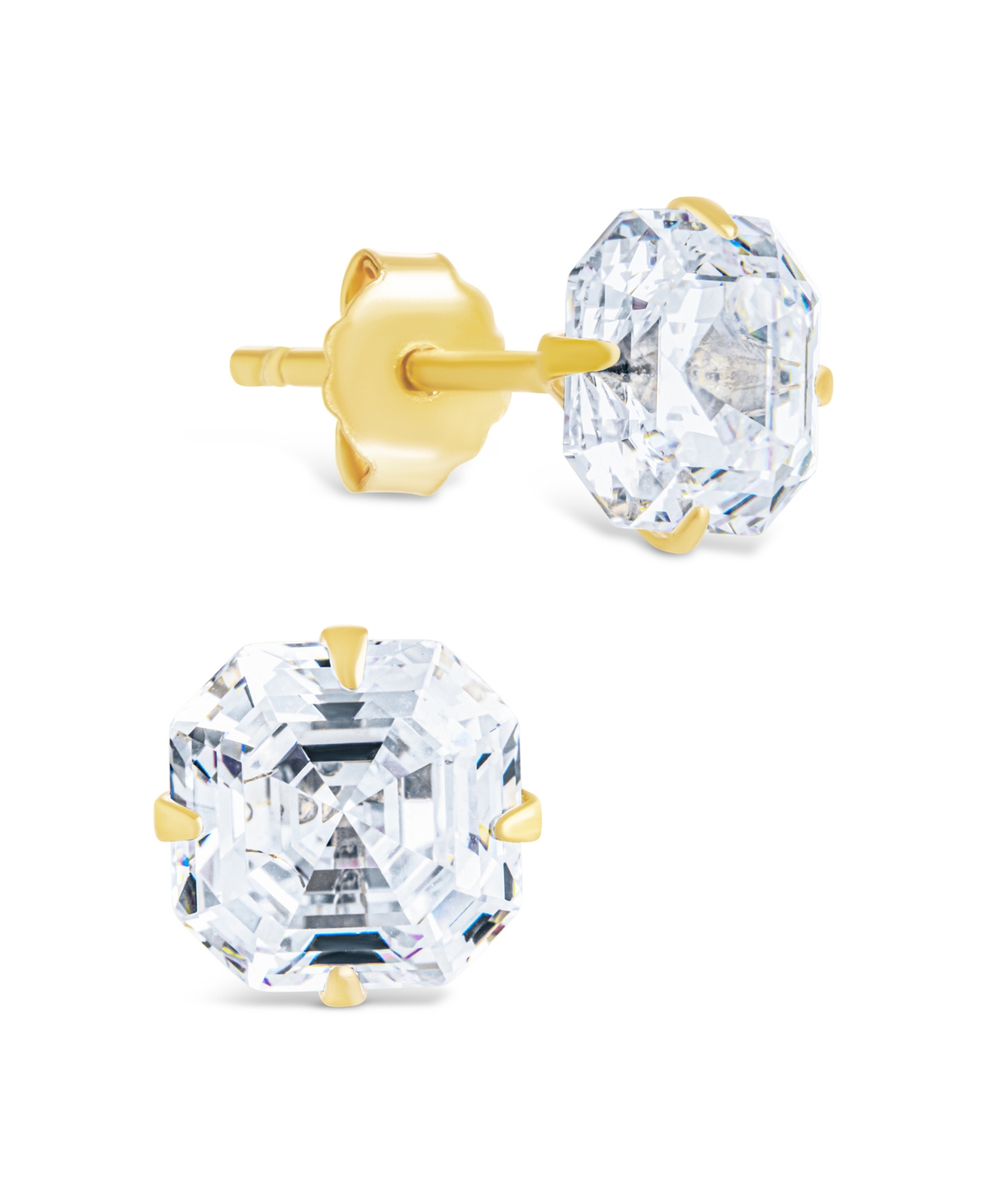 Click here for Sterling Forever Sterling Silver Asscher Cut Prong... prices