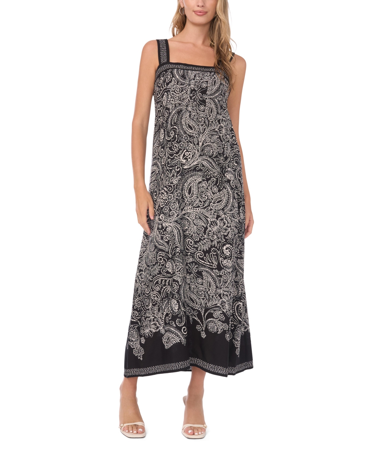 Click here for Vince Camuto Womens Thick Strap Sleeveless Maxi Dr... prices