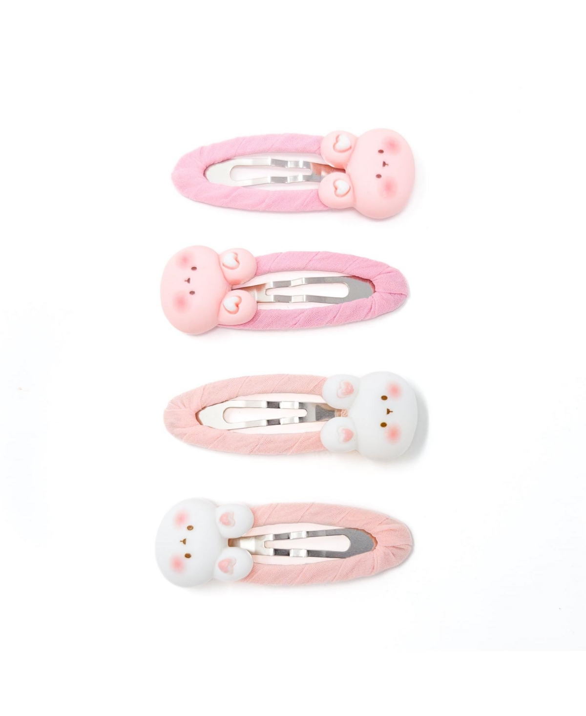 Click here for Puttisu Girls 4pc Bunny Hug Snap Clip Set - Baby p... prices