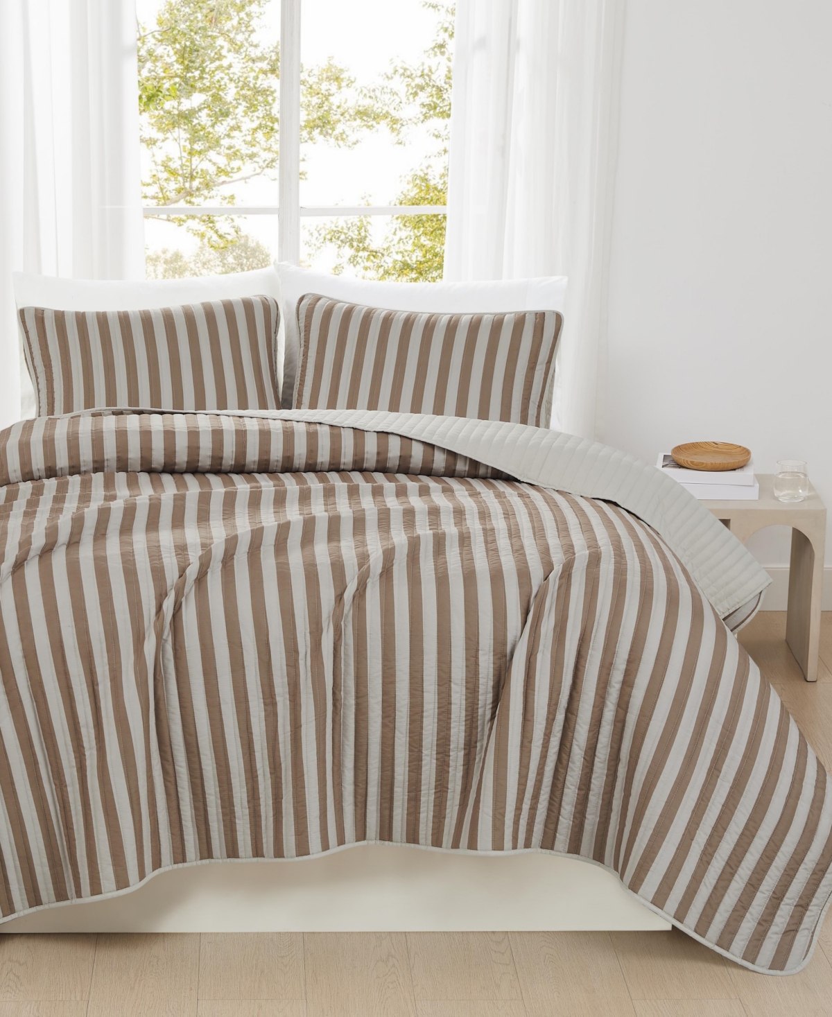 Click here for Truly Soft Weston Stripe 3-Pc. Quilt Set  King - B... prices