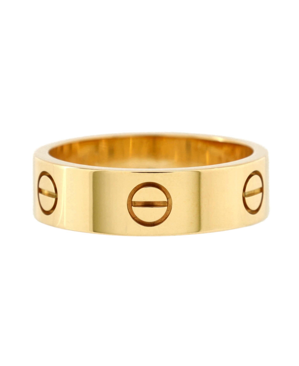 Click here for Pre-Owned Cartier Love Band Ring - 18k yellow gold prices