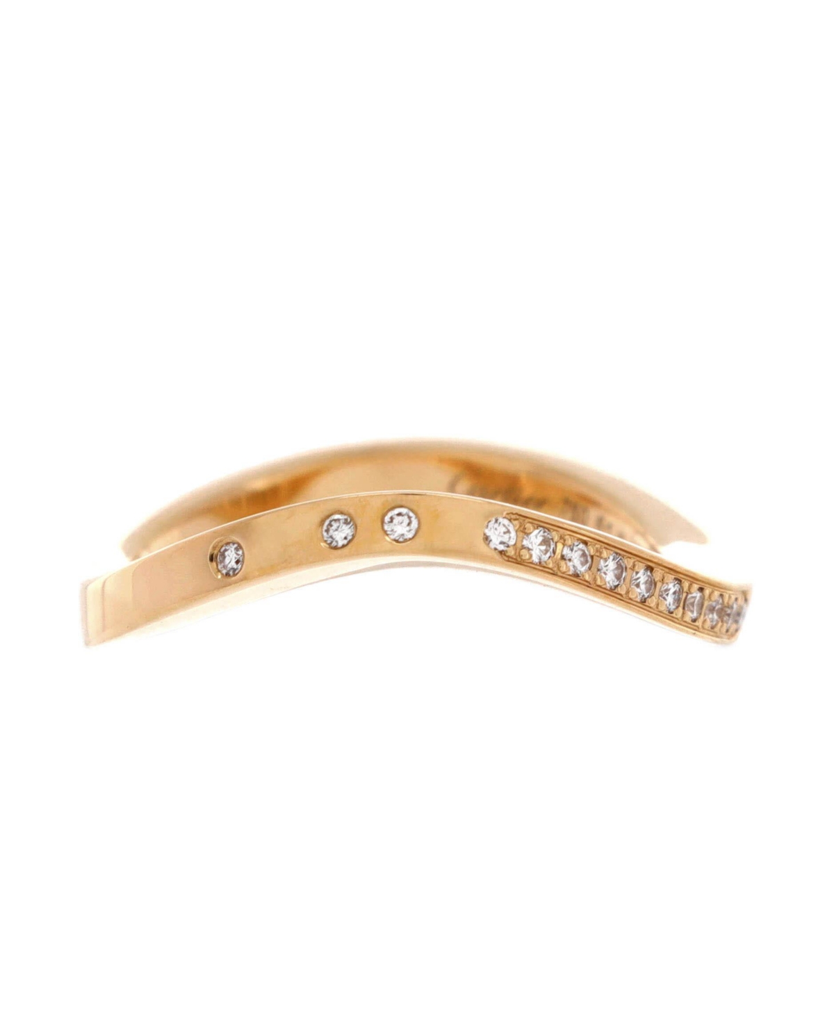 Click here for Pre-Owned Cartier Paris Nouvelle Vague Wave Ring -... prices