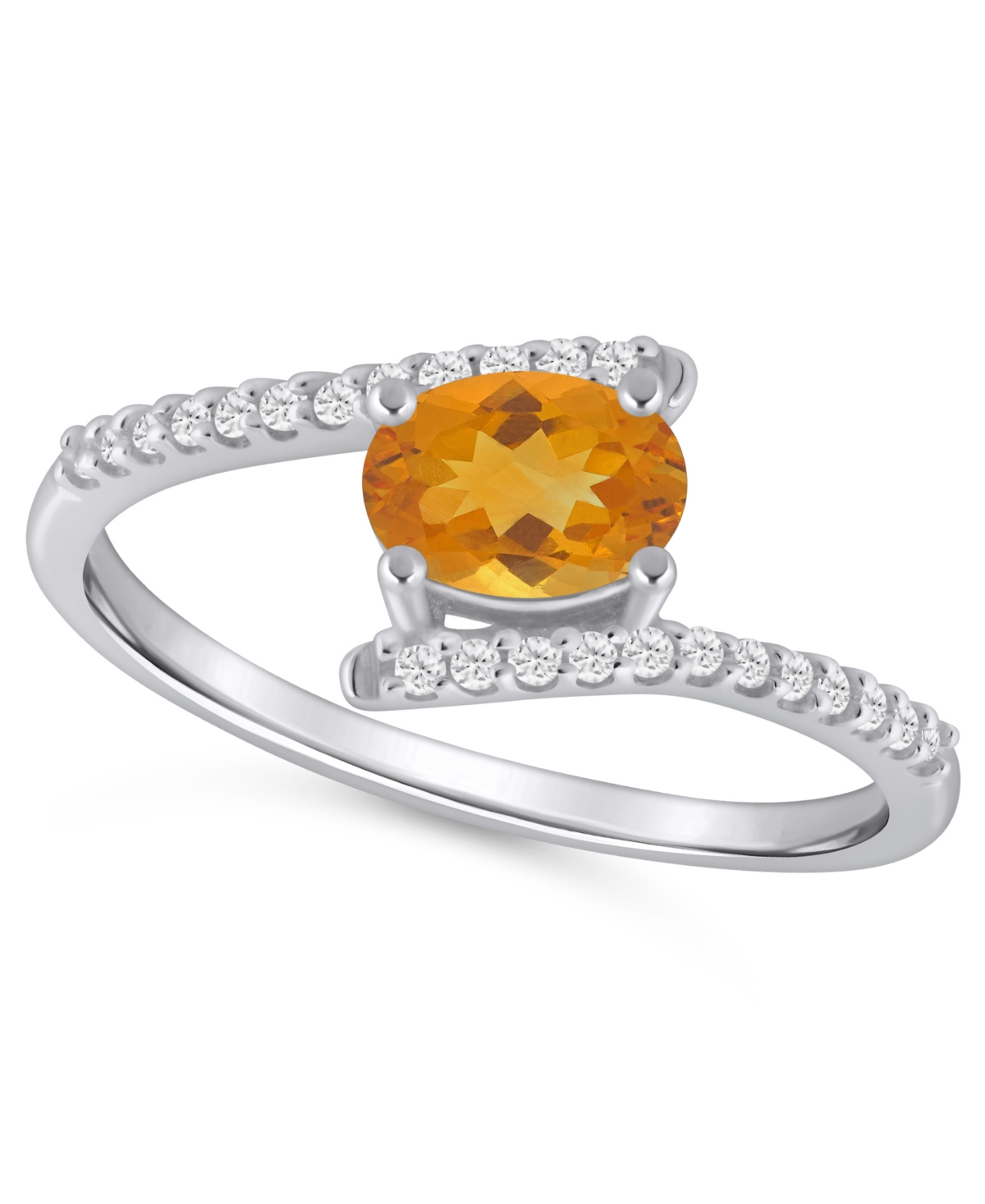 Click here for Macys Gemstone and Diamond (1/6 ct. t.w.) Ring in... prices