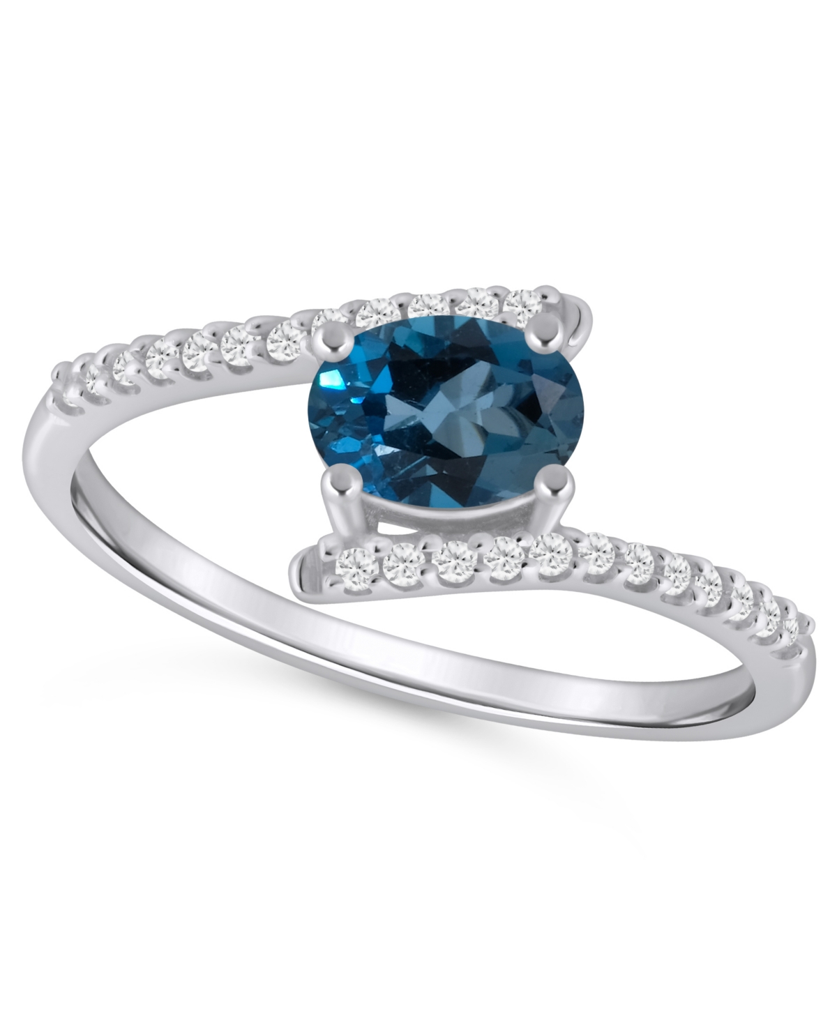 Click here for Macys Gemstone and Diamond (1/6 ct. t.w.) Ring in... prices
