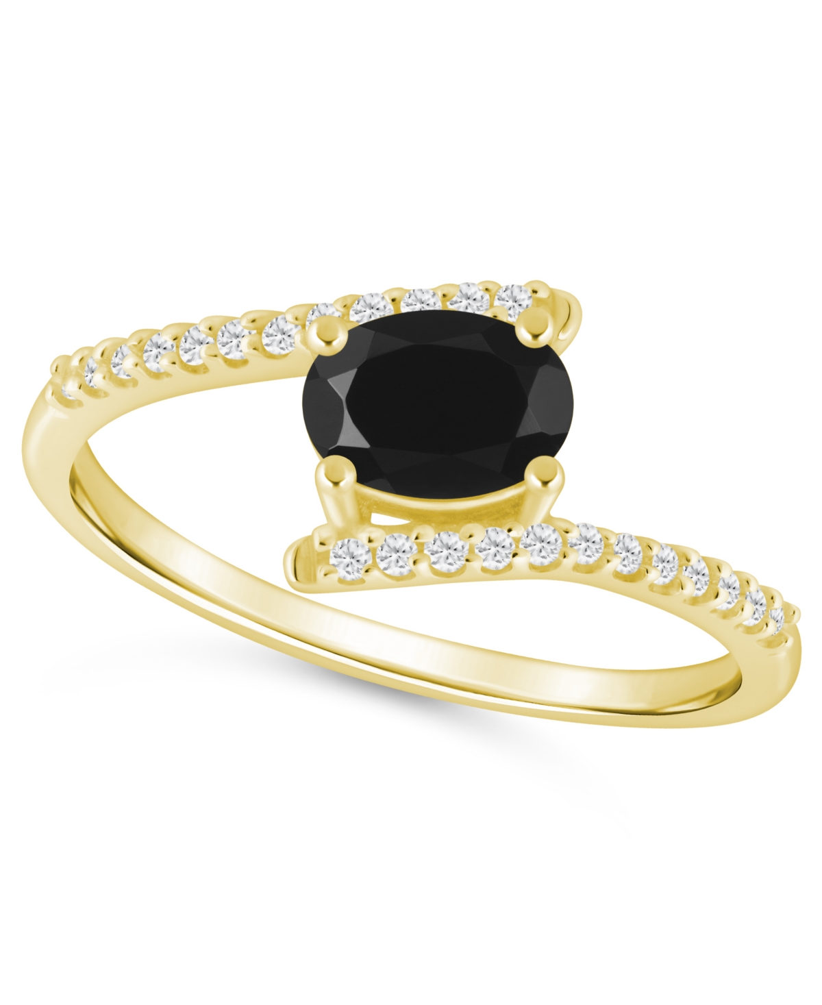 Click here for Macys Gemstone and Diamond (1/6 ct. t.w.) Ring in... prices