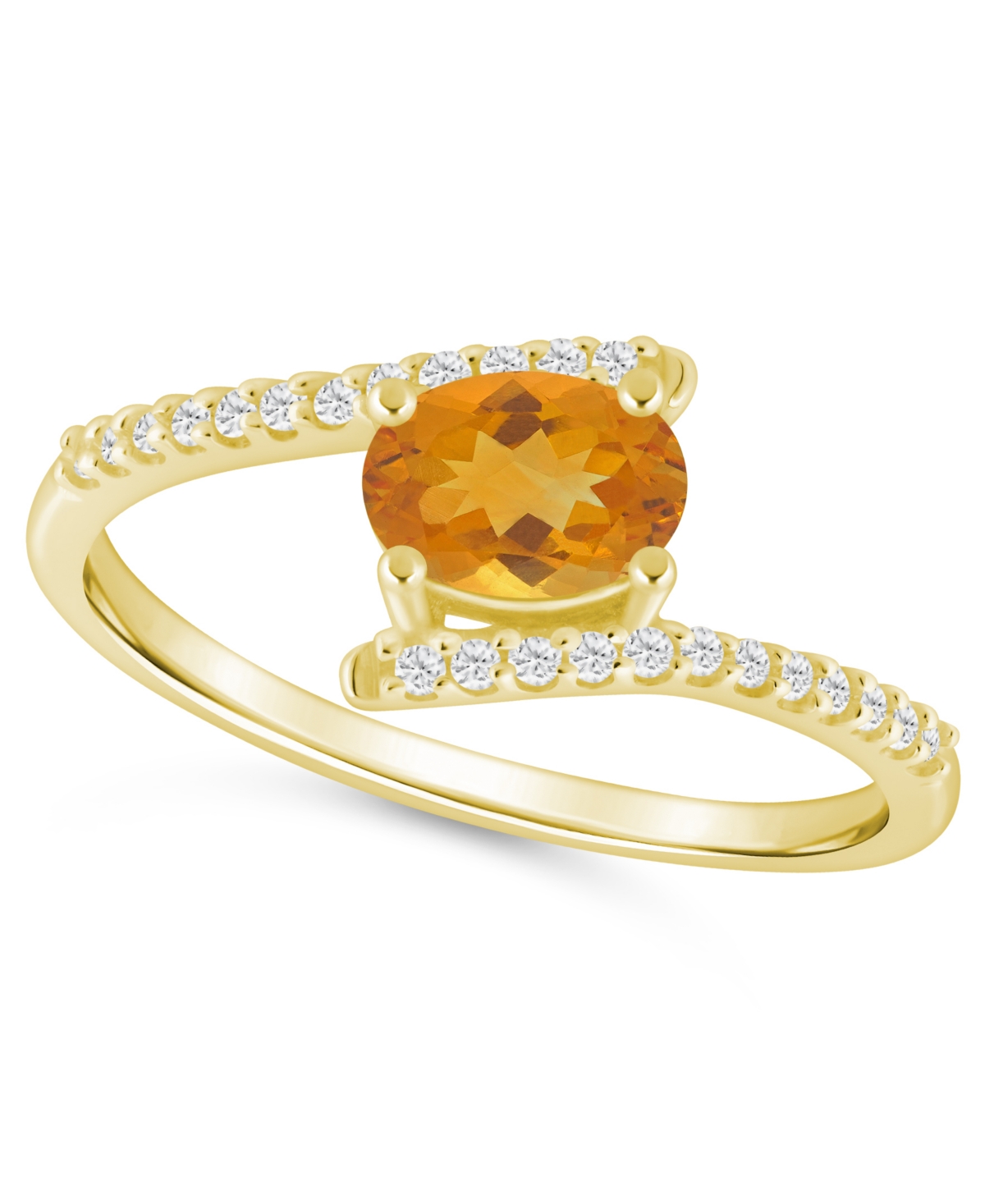 Click here for Macys Gemstone and Diamond (1/6 ct. t.w.) Ring in... prices