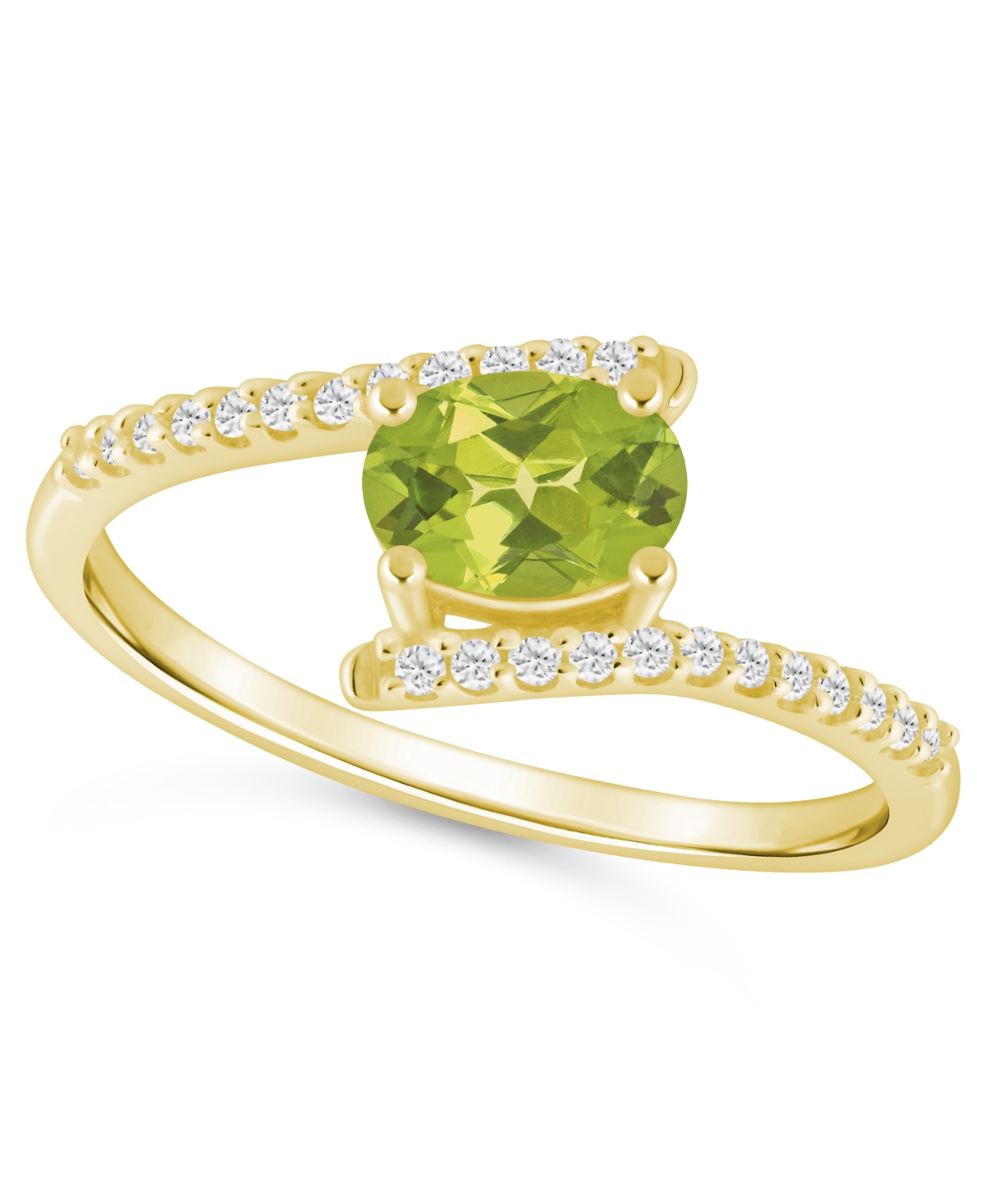 Click here for Macys Gemstone and Diamond (1/6 ct. t.w.) Ring in... prices