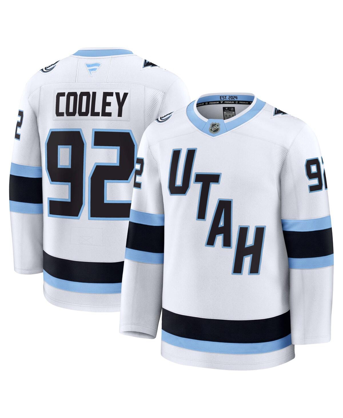 Click here for Fanatics Mens Logan Cooley White Utah Mammoth Away... prices