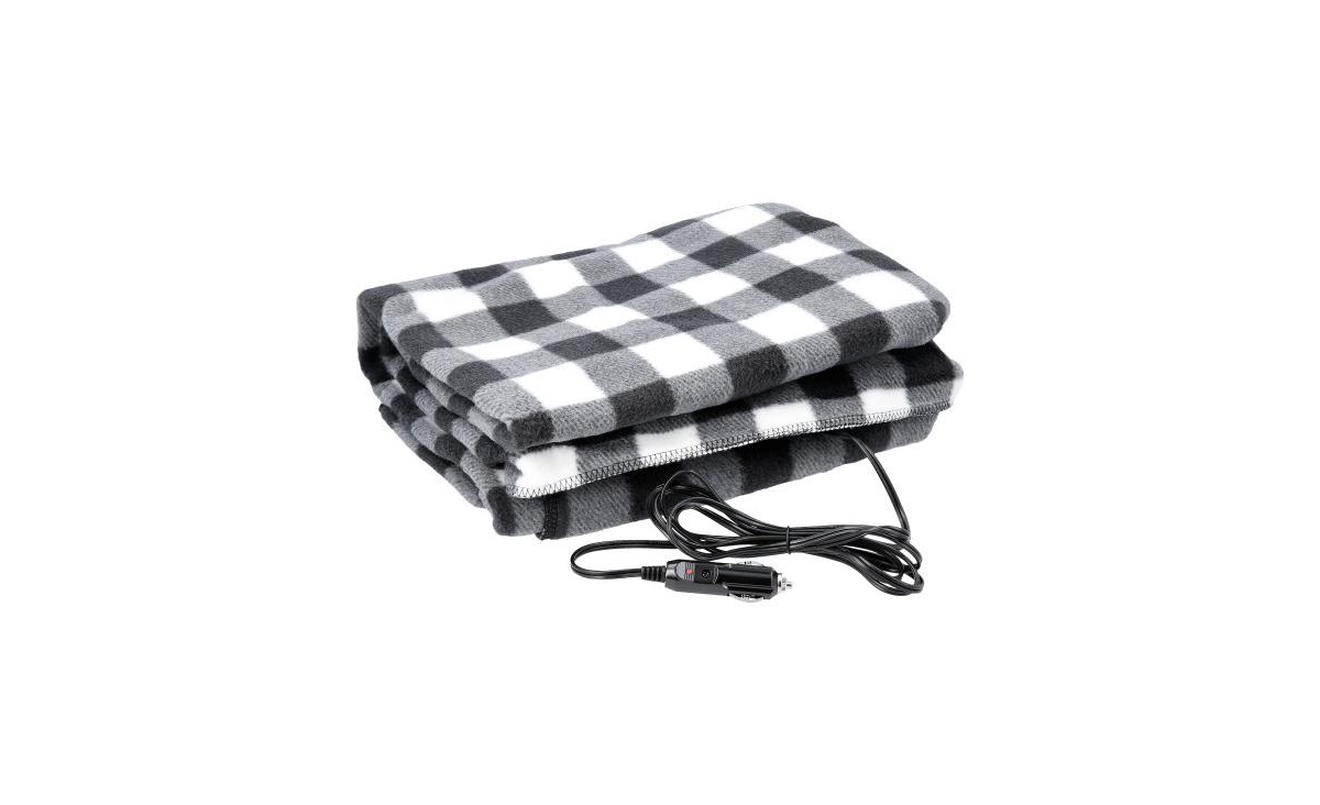 Click here for Stalwart 12V Heated Blanket for Cars  Black Plaid prices