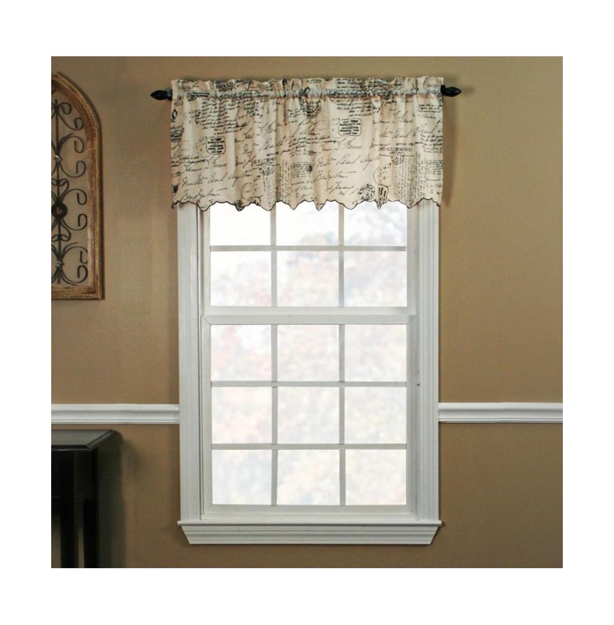 Click here for Script Classic Print Room Darkening Window Valance... prices