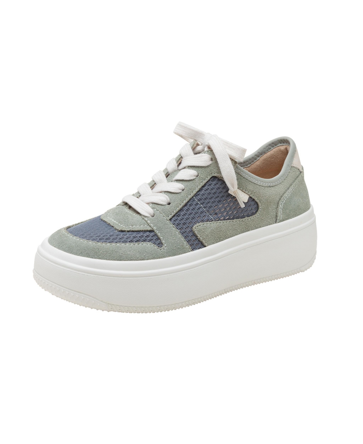 Click here for Linea Paolo Gains Lace-Up Leather Platform Sneaker... prices