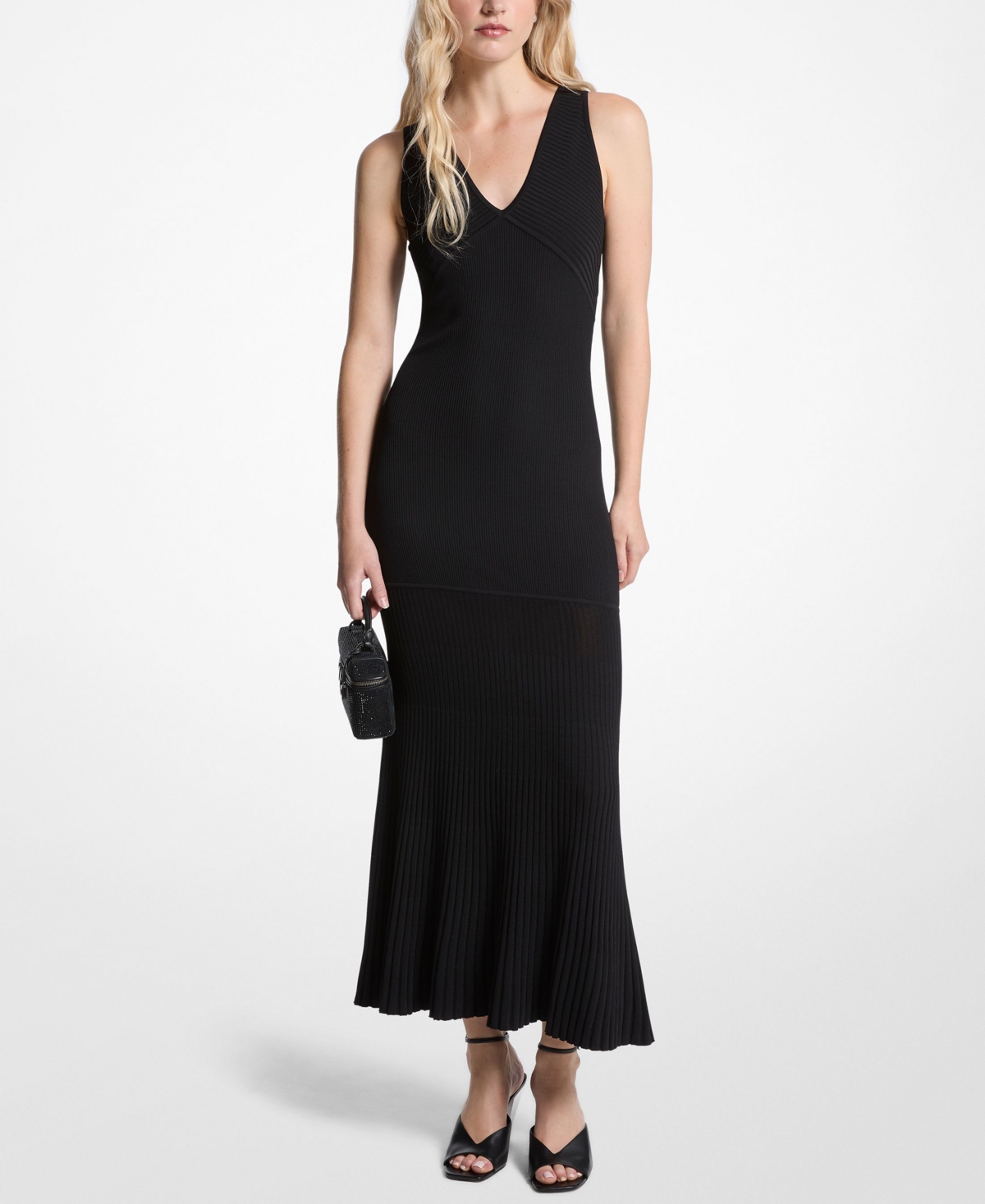 Click here for Michael Kors Womens Sleeveless Fit and Flare Dress... prices