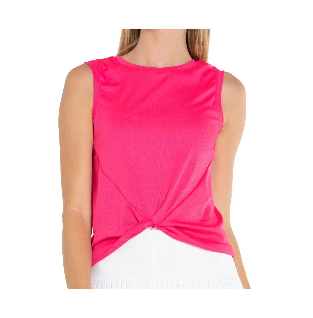 Click here for Lucky In Love Womens Twist Front Tennis Tank Top -... prices