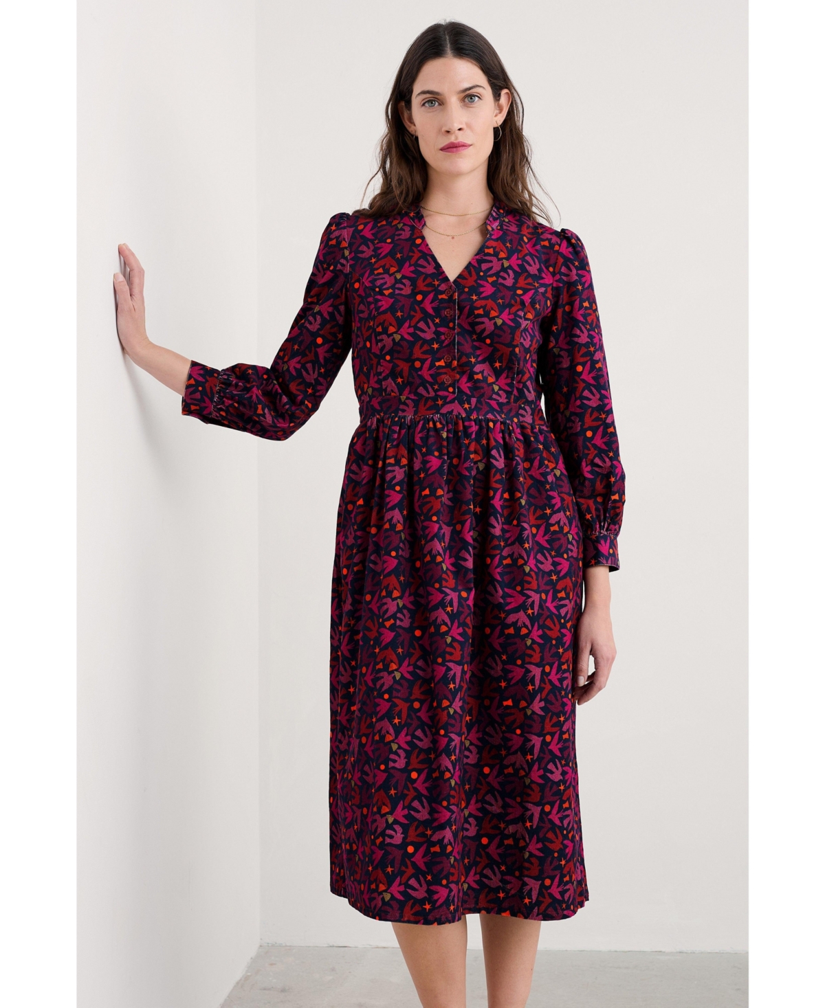 Click here for Seasalt Cornwall Womens Rose Cottage Dress - Paper... prices