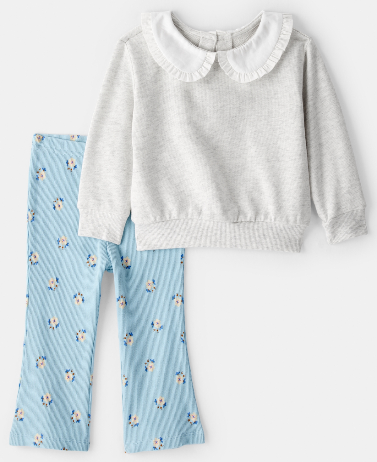 Click here for Carters Baby Girls 2-Piece Peter Pan Collar Top an... prices