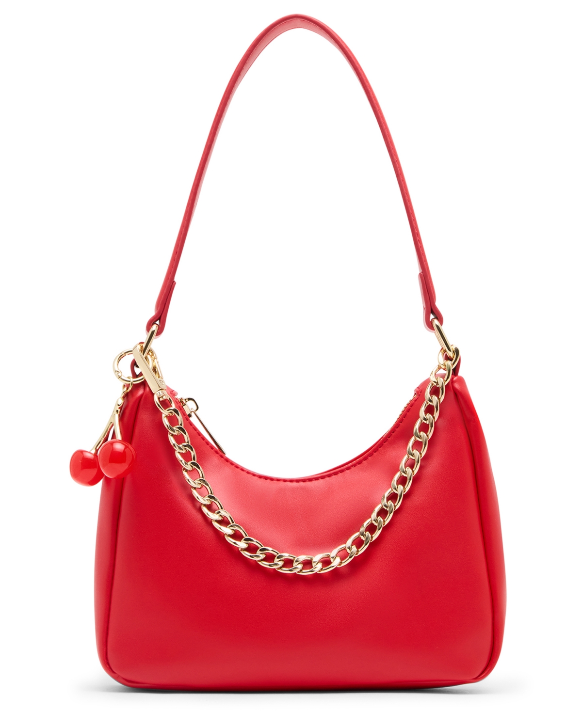 Click here for Madden Girl Womens Zip Top Shoulder Bag - Crimson prices