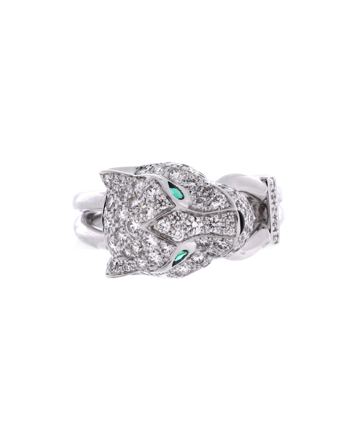 Click here for Pre-Owned Cartier Panthere de Cartier Ring - 18k w... prices