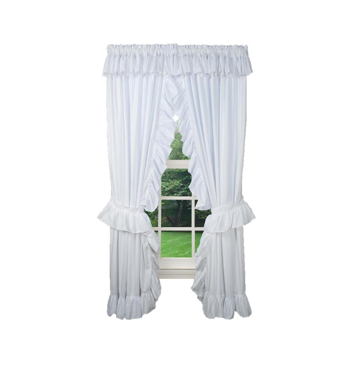 Click here for Ellis Curtain 2-Piece Ruffled Priscilla Window Cur... prices