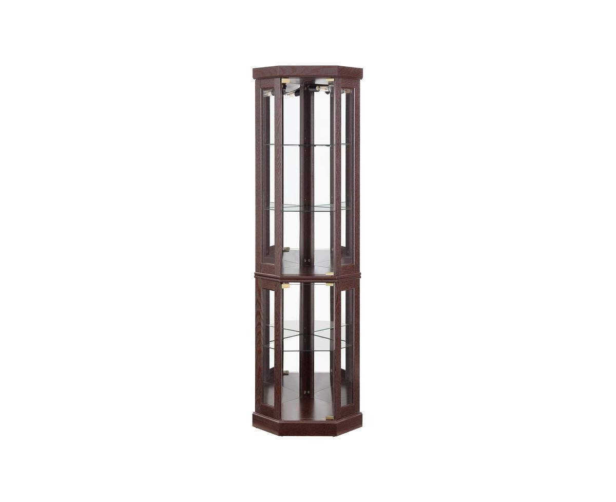 Click here for Casainc Corner Glass Cabinet with Lighted Included... prices
