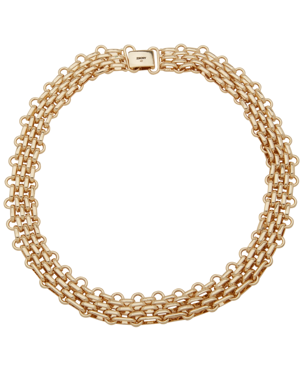 Click here for Dkny Gold-Tone Thick Chain Collar Necklace - Gold prices