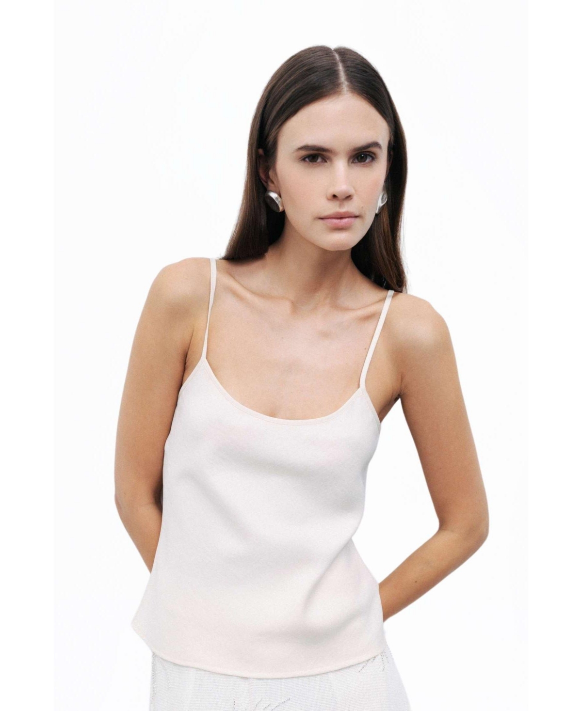 Click here for Nocturne Womens Blouse with Rope Straps - Open whi... prices