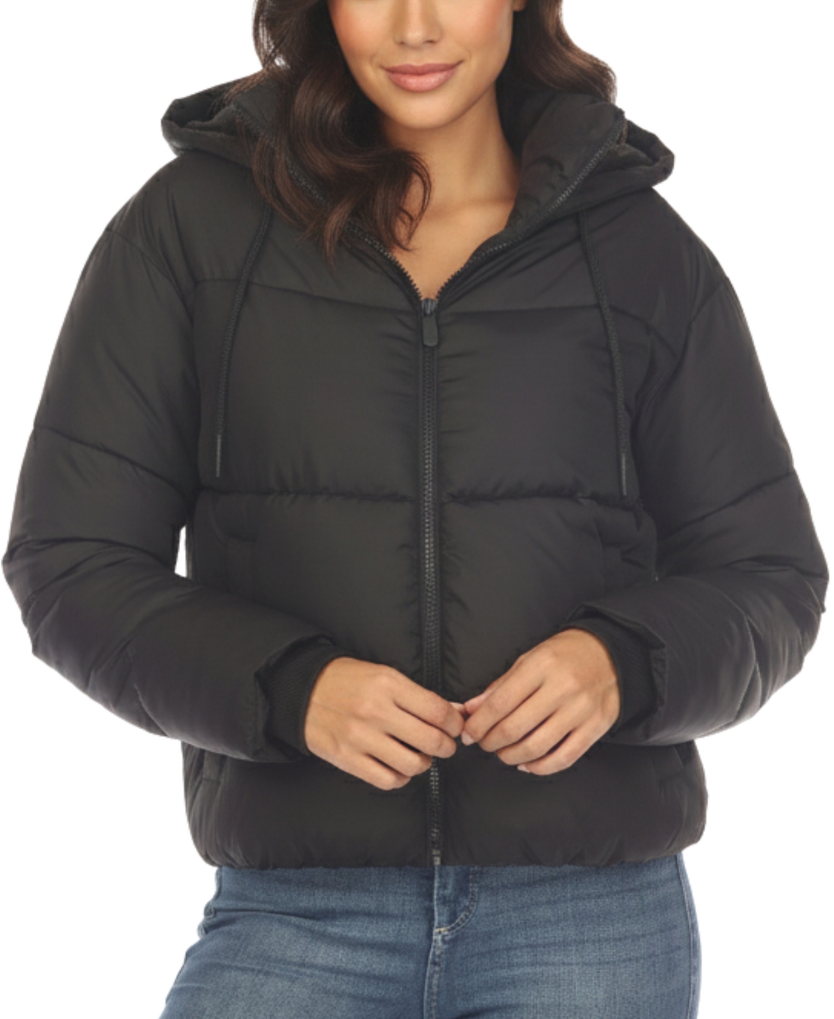 Click here for White Mark Womens Quilted Puffer Full Front Zipper... prices