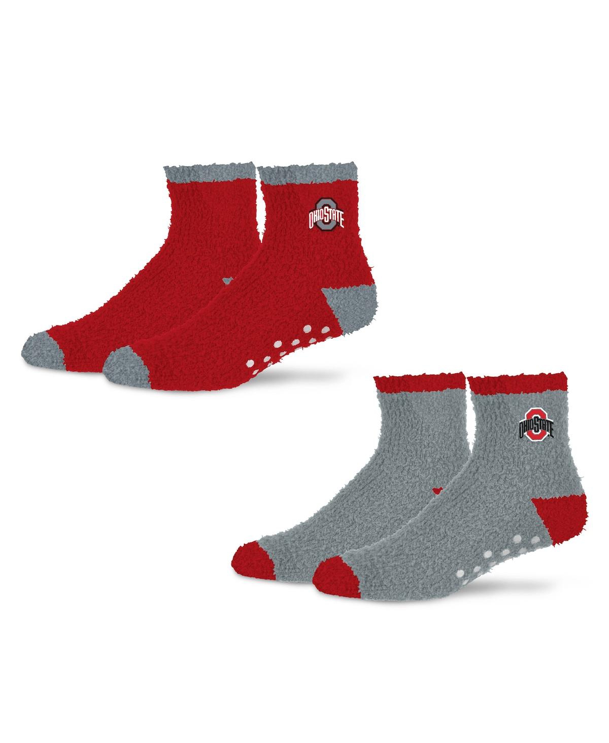 Click here for Starter Womens 2-Pack Scarlet/Gray Ohio State Buck... prices