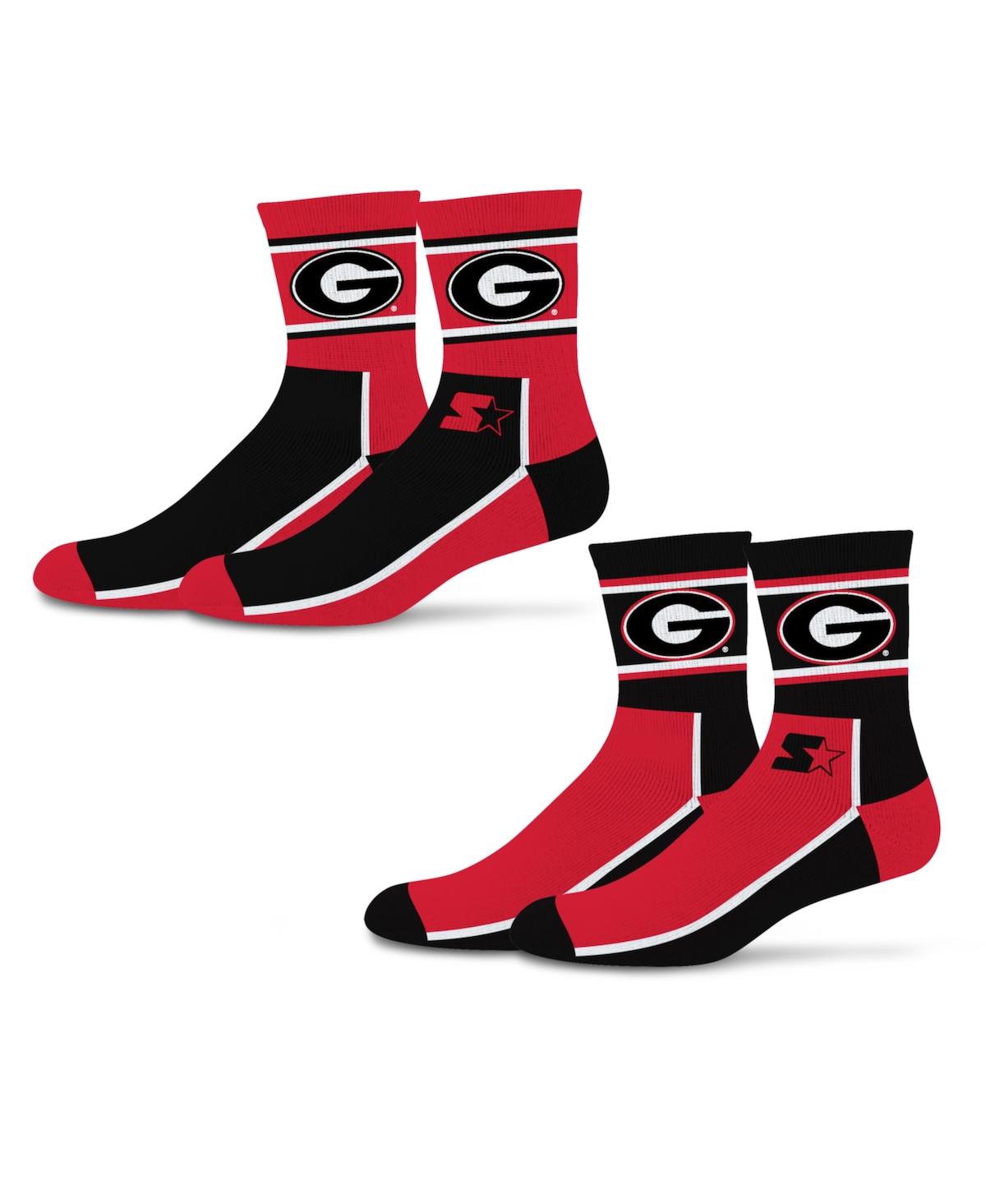 Click here for Starter Mens and Womens 2-Pack Red/Black Georgia B... prices