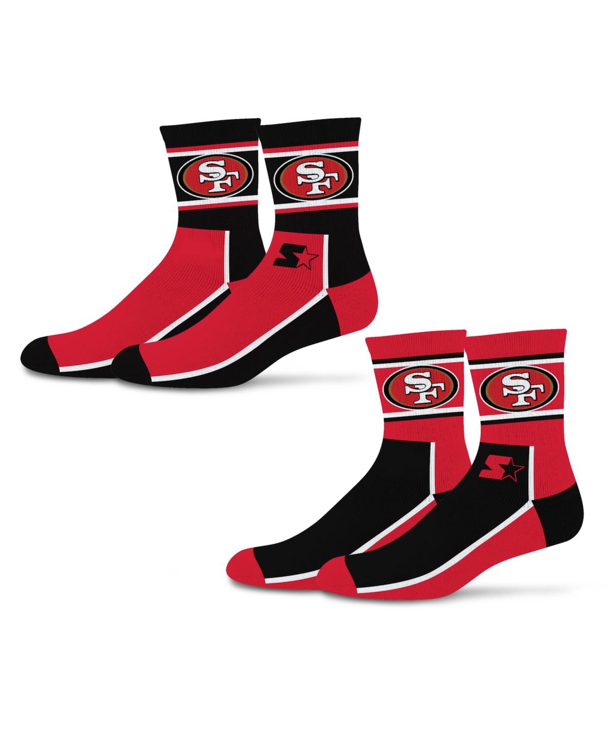 Click here for Starter Mens and Womens 2-Pack Black/Scarlet San F... prices