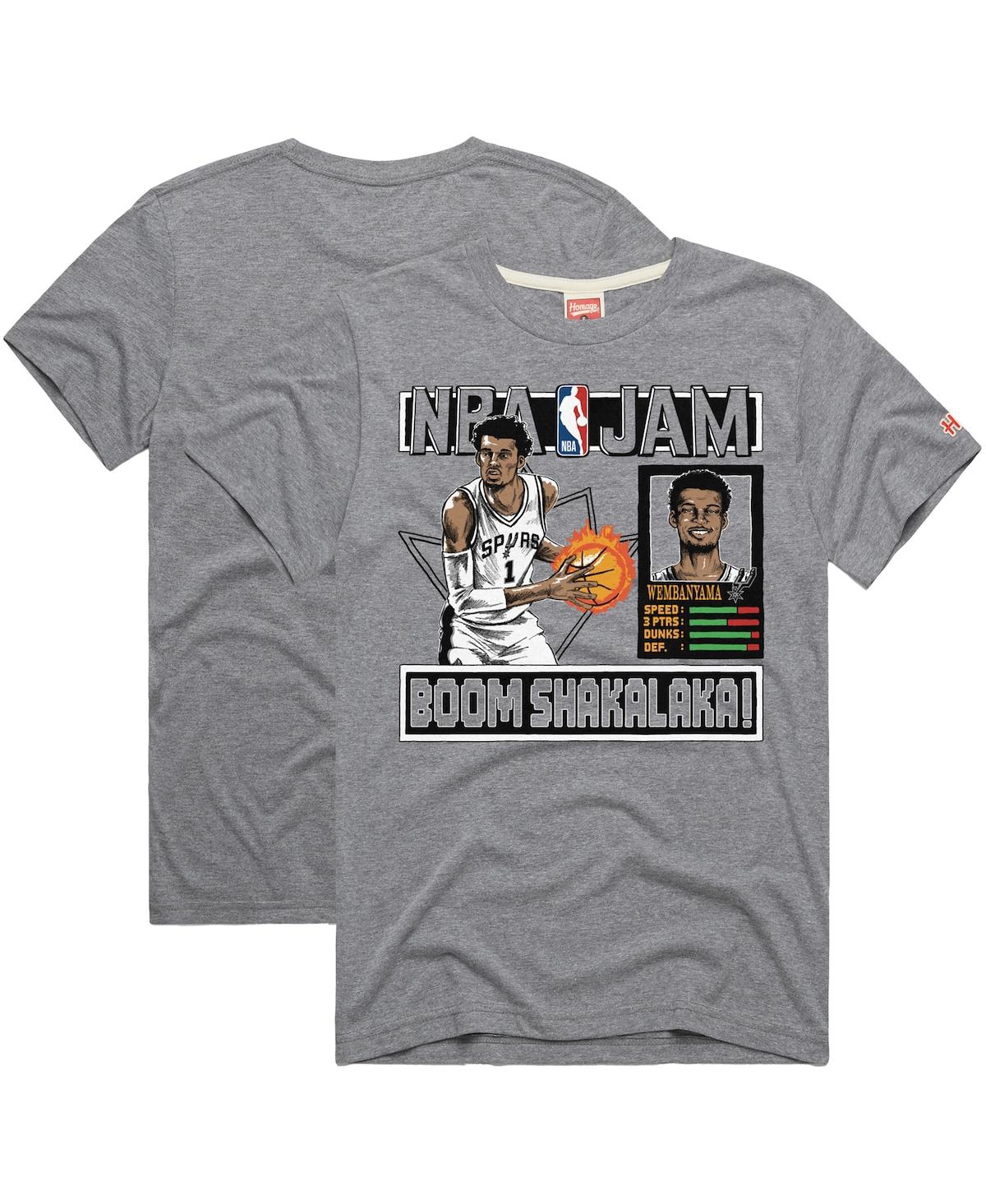Click here for Homage Mens and Womens Victor Wembanyama Gray San... prices