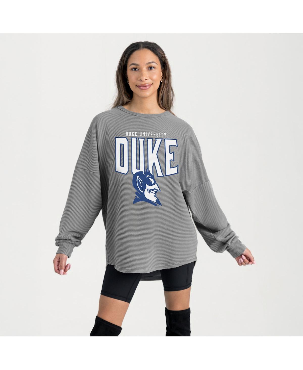 Click here for Gameday Couture Womens Gray Duke Blue Devils Overs... prices