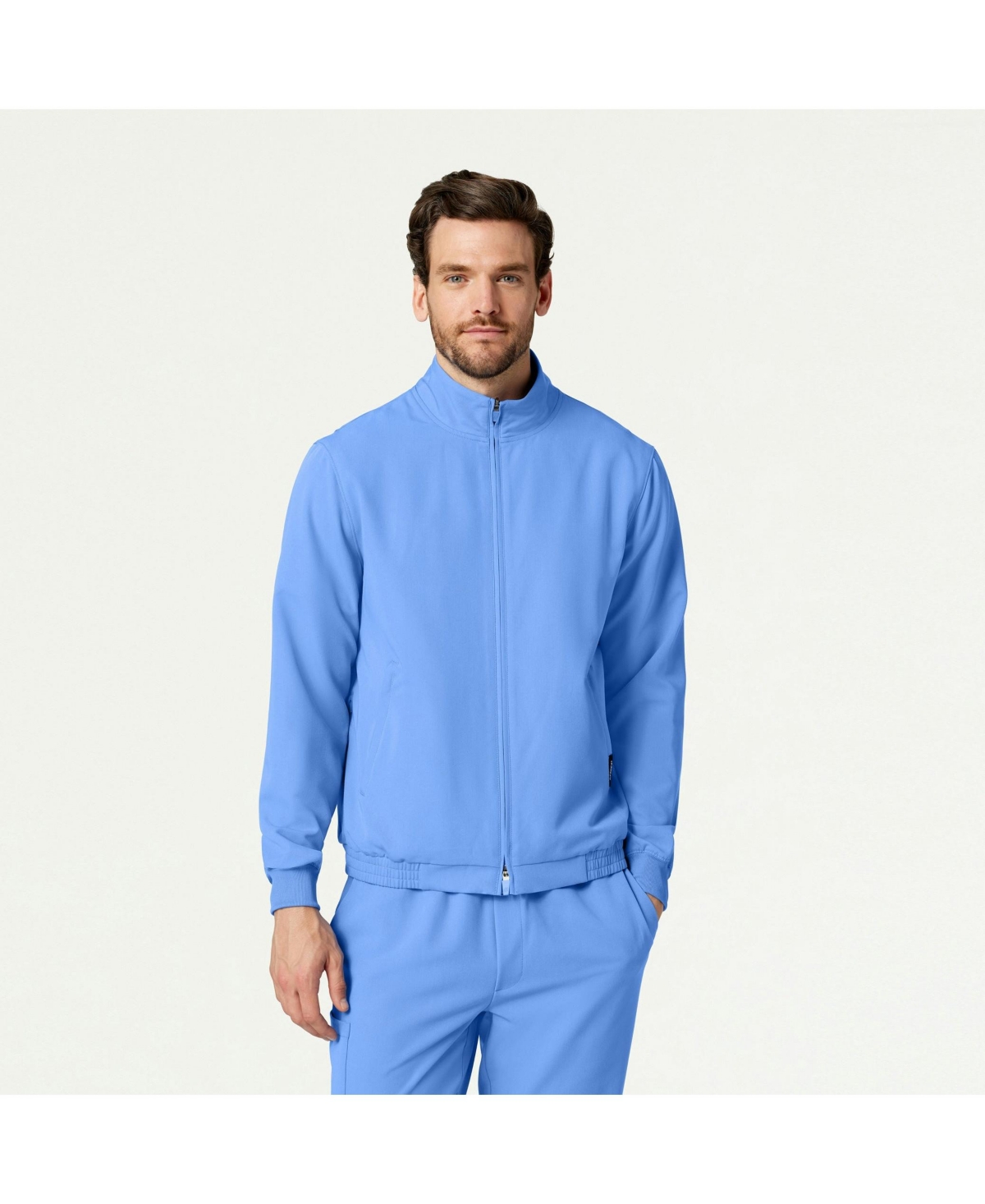 Click here for Jaanuu Mens Wolfe 6-Pocket Classic Scrub Jacket -... prices