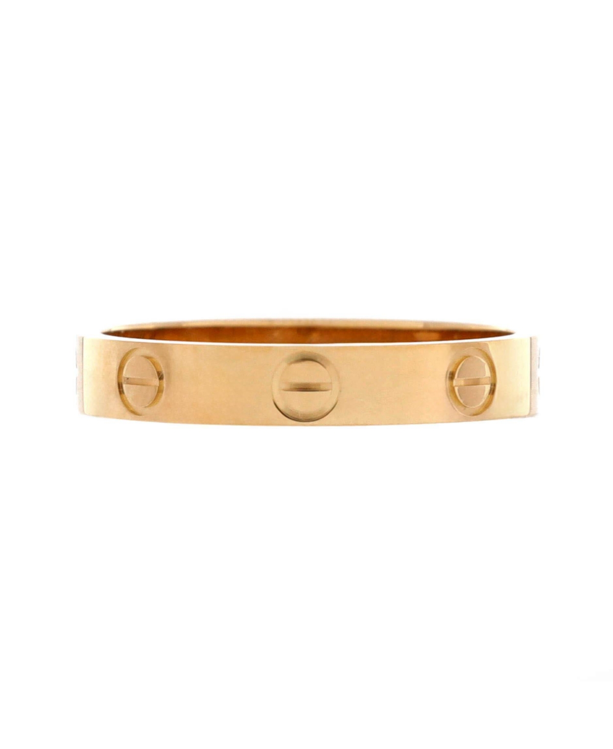 Click here for Pre-Owned Cartier Love Wedding Band Ring - 18k yel... prices