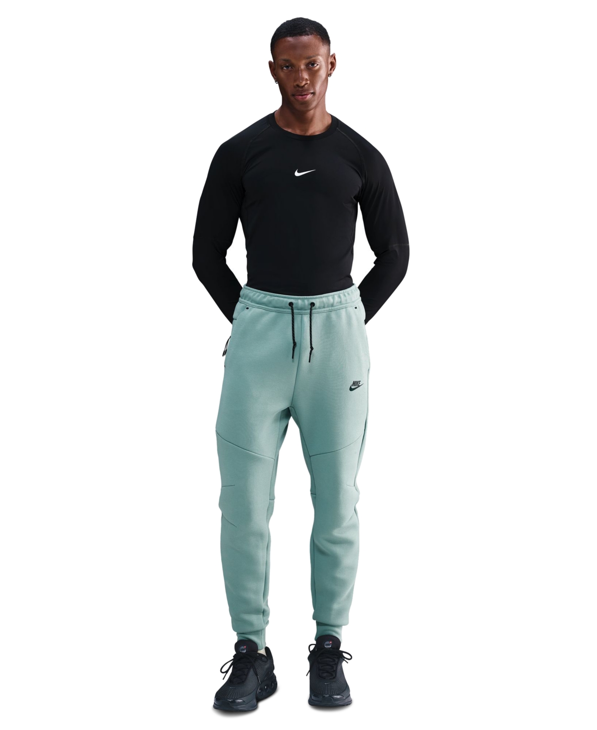 Nike Mens Tech Fleece Joggers - Cannon/Black