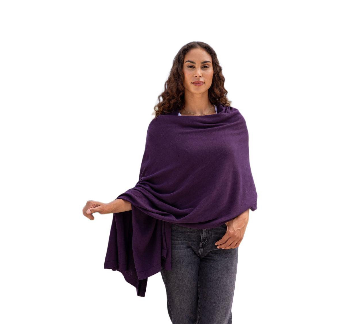 Click here for The Dreamsoft Organic Cotton Travel Scarf - Blackb... prices