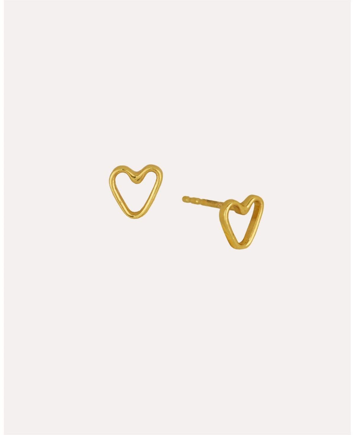 Click here for Ottoman Hands Heart Studs - Gold prices