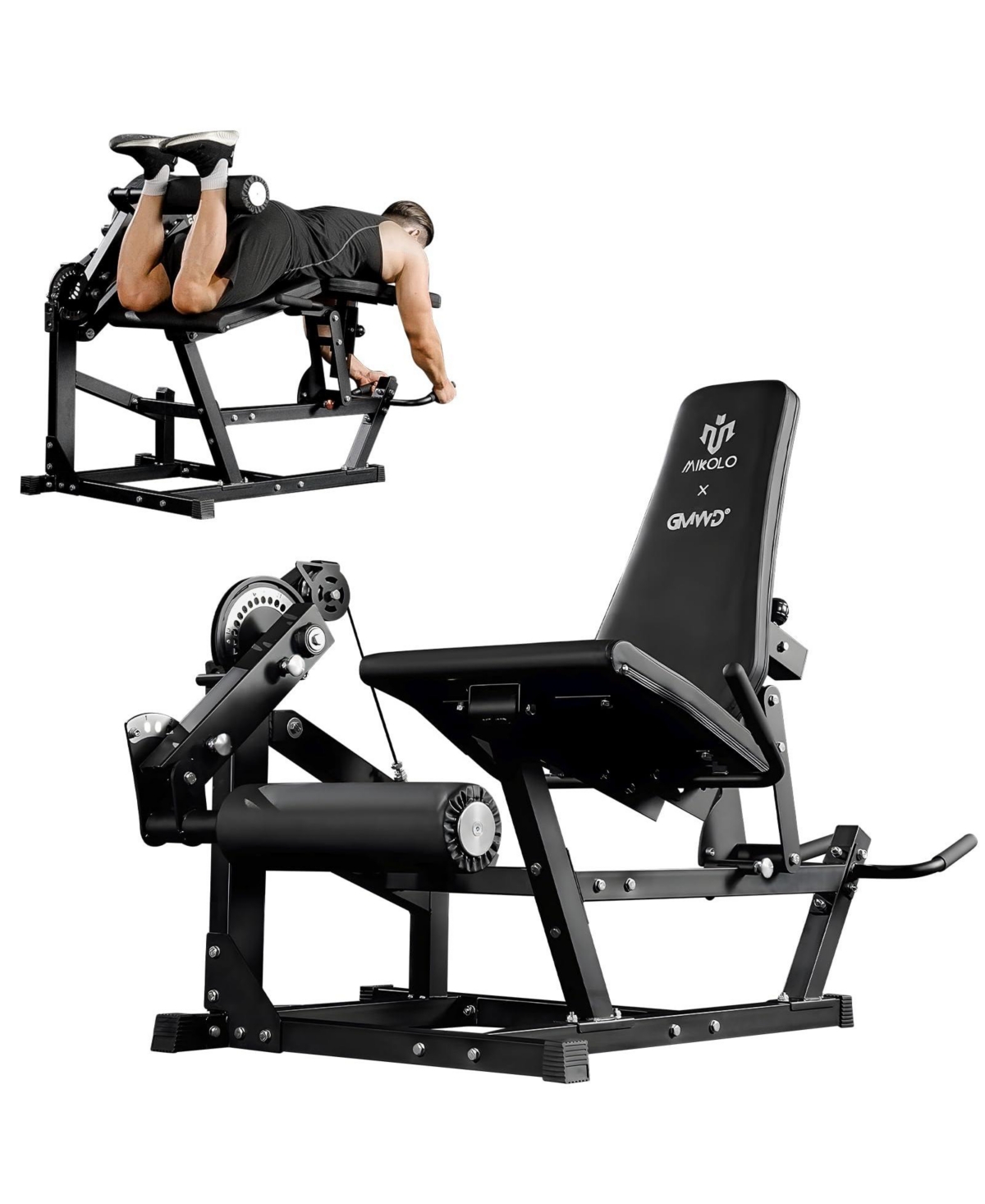 Click here for Mikolo Leg Extension & Curl Machine - Adjustable 2... prices
