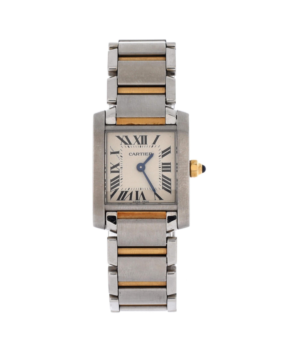Click here for Pre-Owned Cartier Tank Francaise Quartz Watch in S... prices