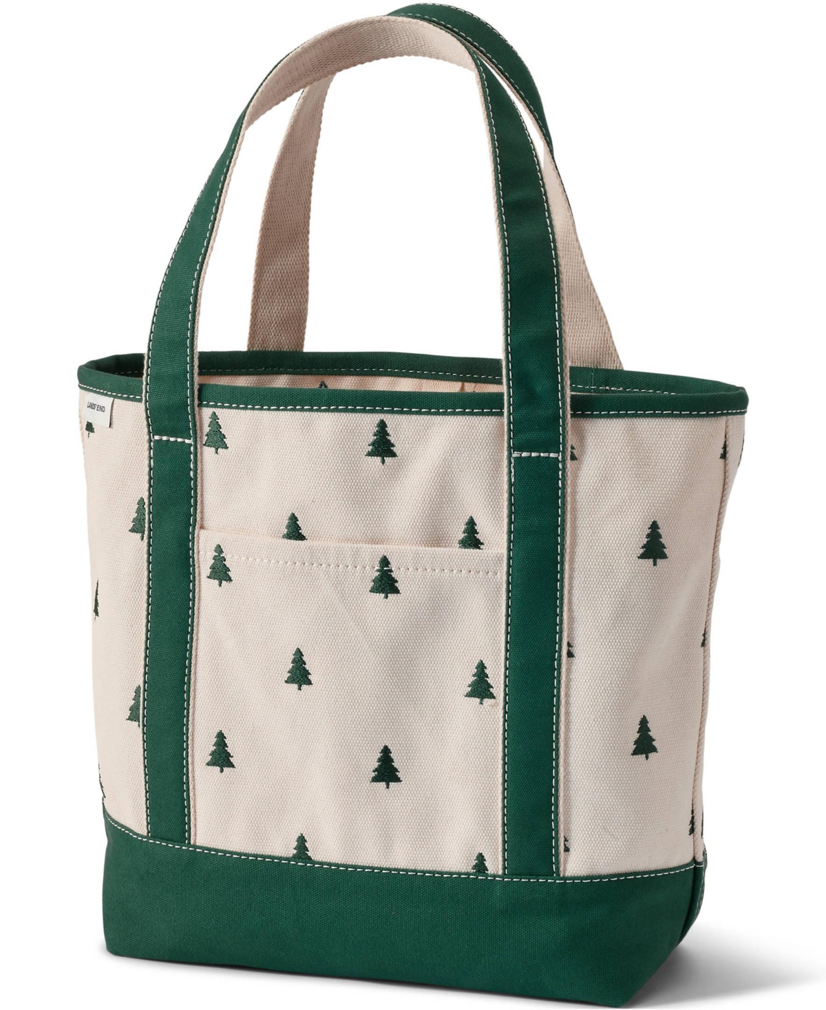 Click here for Lands End Medium Embroidered 5 Pocket Open Top Can... prices