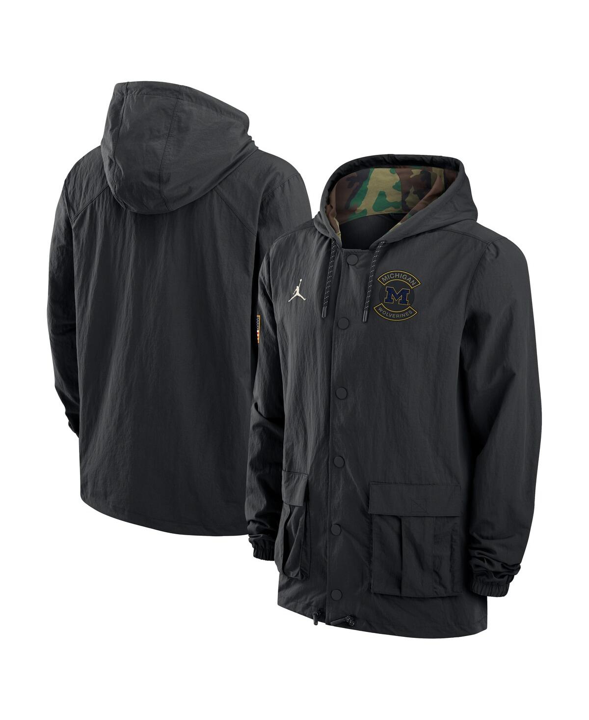 Click here for Jordan Mens Black Michigan Wolverines 2025 Ncaa Mi... prices