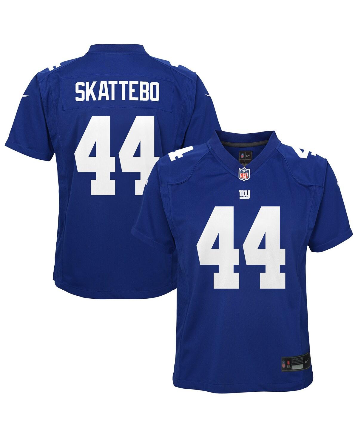 Click here for Nike Big Boys and Girls Cam Skattebo Royal New Yor... prices