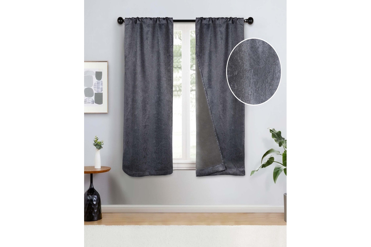 Click here for Superior Senna Textured Blackout Curtain Set of 2... prices