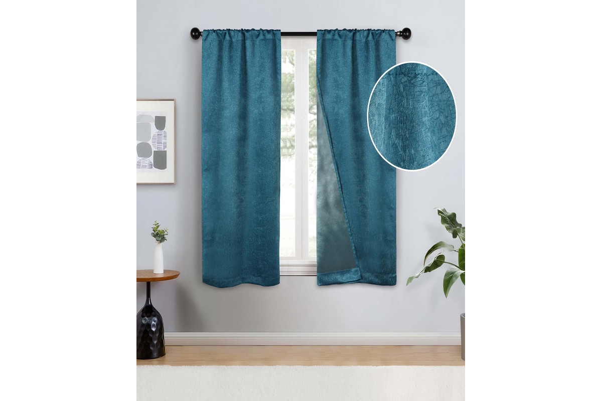 Click here for Superior Senna Textured Blackout Curtain Set of 2... prices