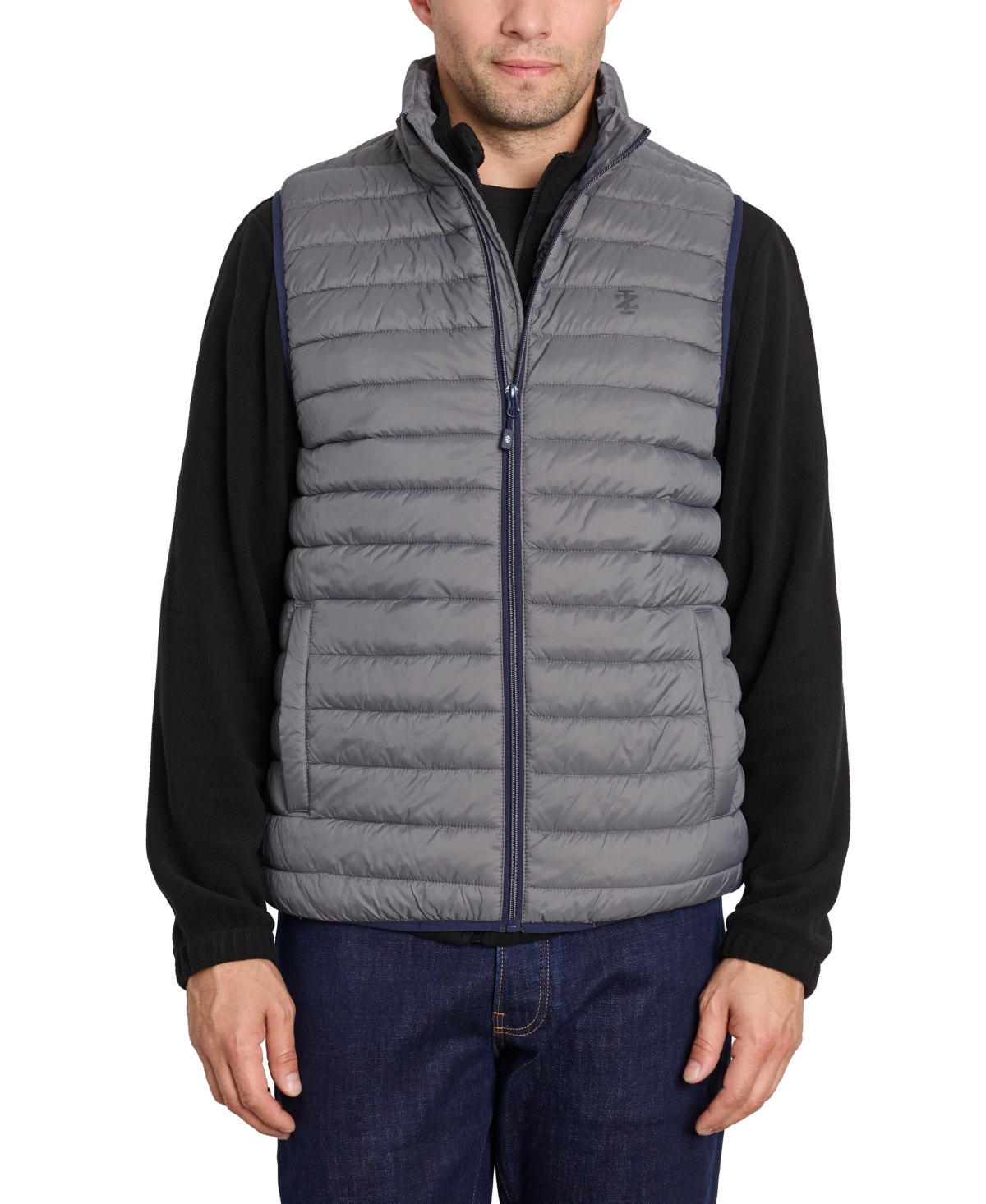 Click here for Izod Mens Classic Puffer Vest - Charcoal prices
