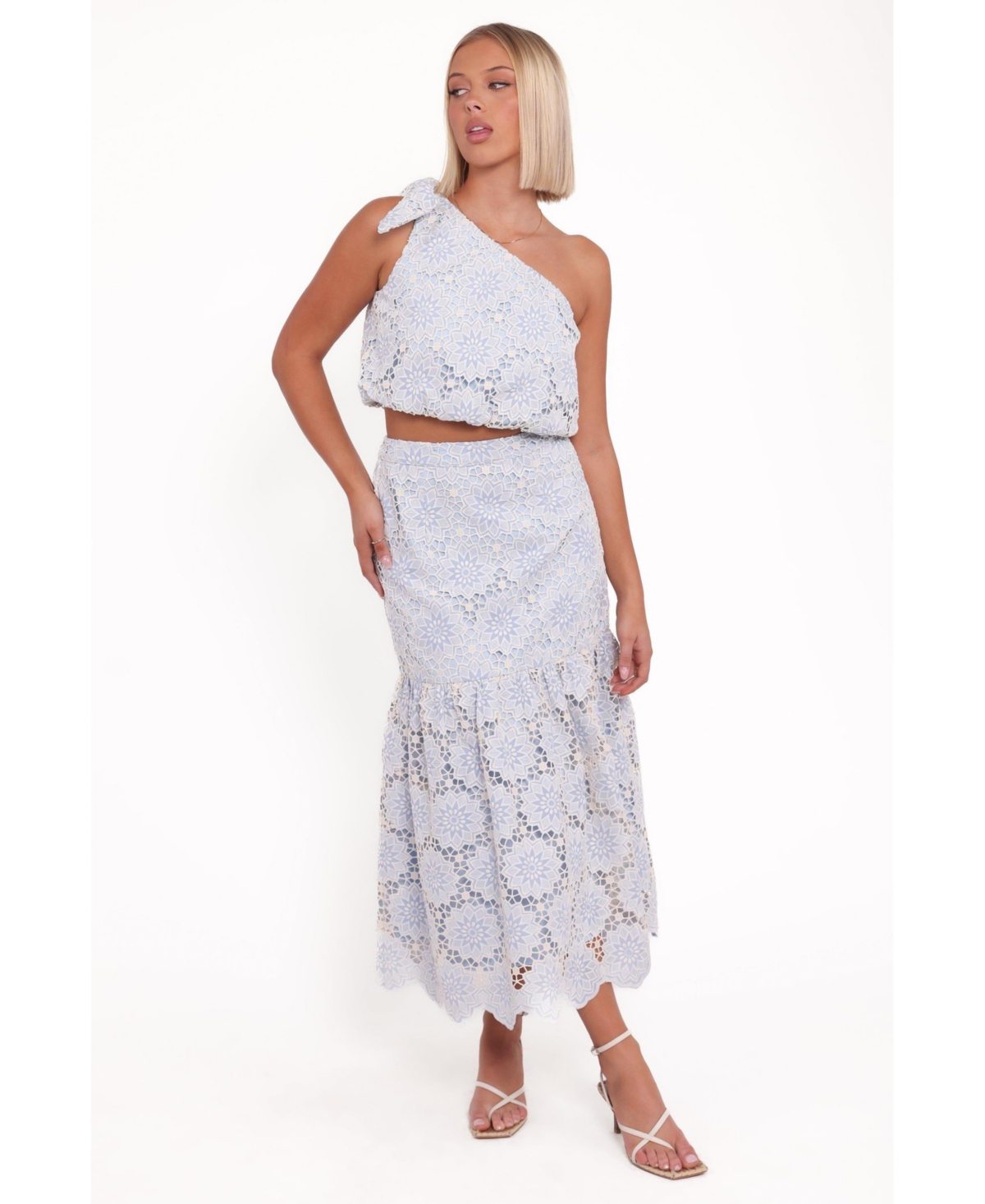 Click here for Petal and Pup Womens Jennie Skirt Set - Blue - Blu... prices