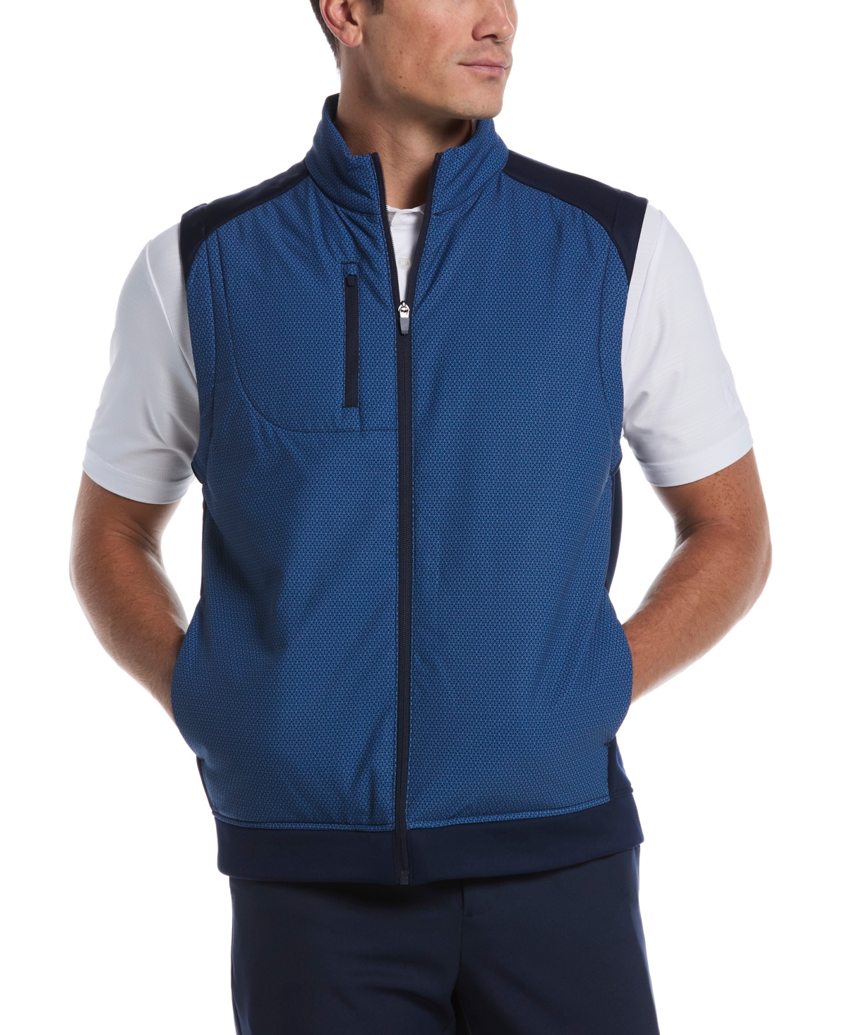 Click here for Pga Tour Mens Printed Sleeveless Vest - Peacoat prices